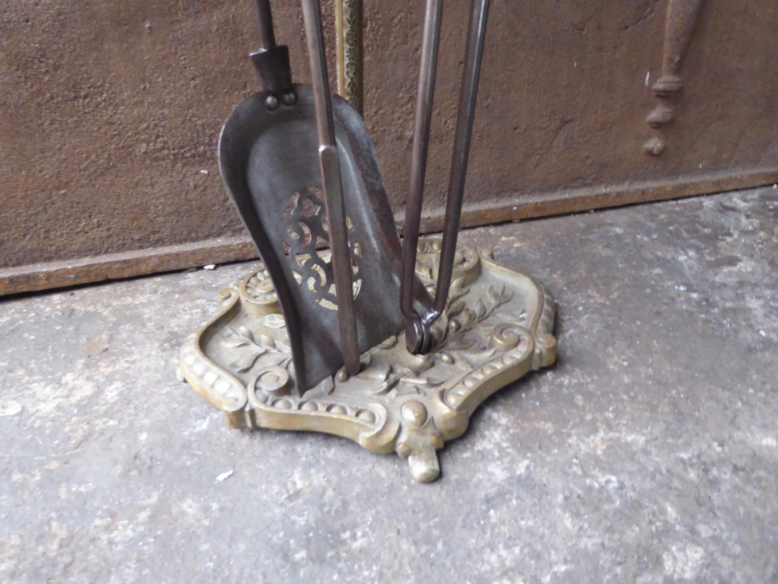 19th Century English Victorian Fireplace Tools or Fire Tools at 1stDibs