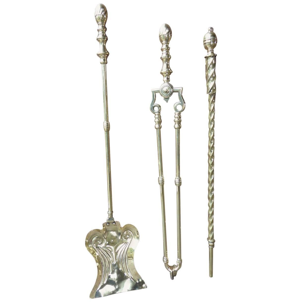 Victorian Fireplace Tools or Fire Tools, 19th Century For Sale at 1stDibs