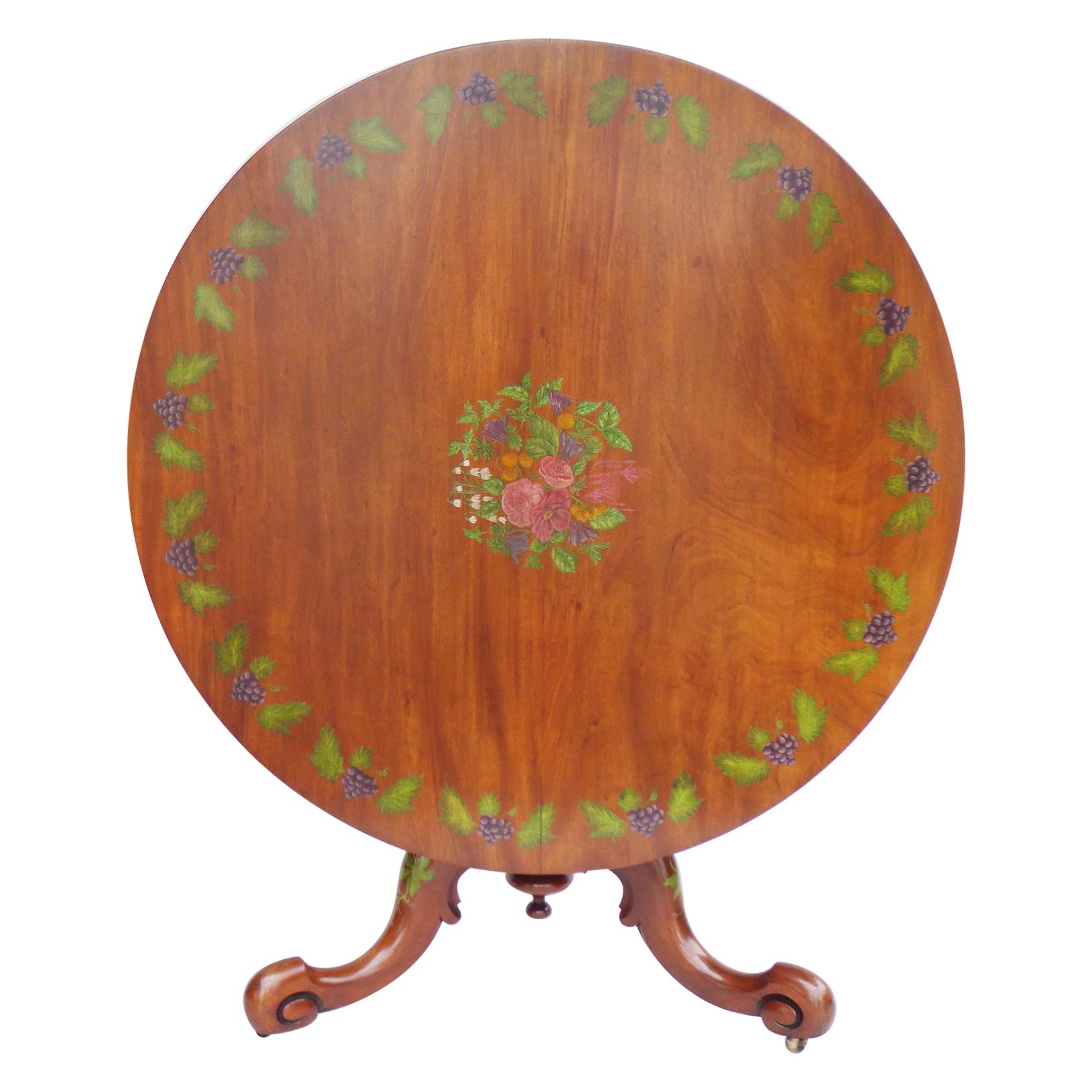 20th Century English Victorian Mahogany Circular Library Table For Sale ...