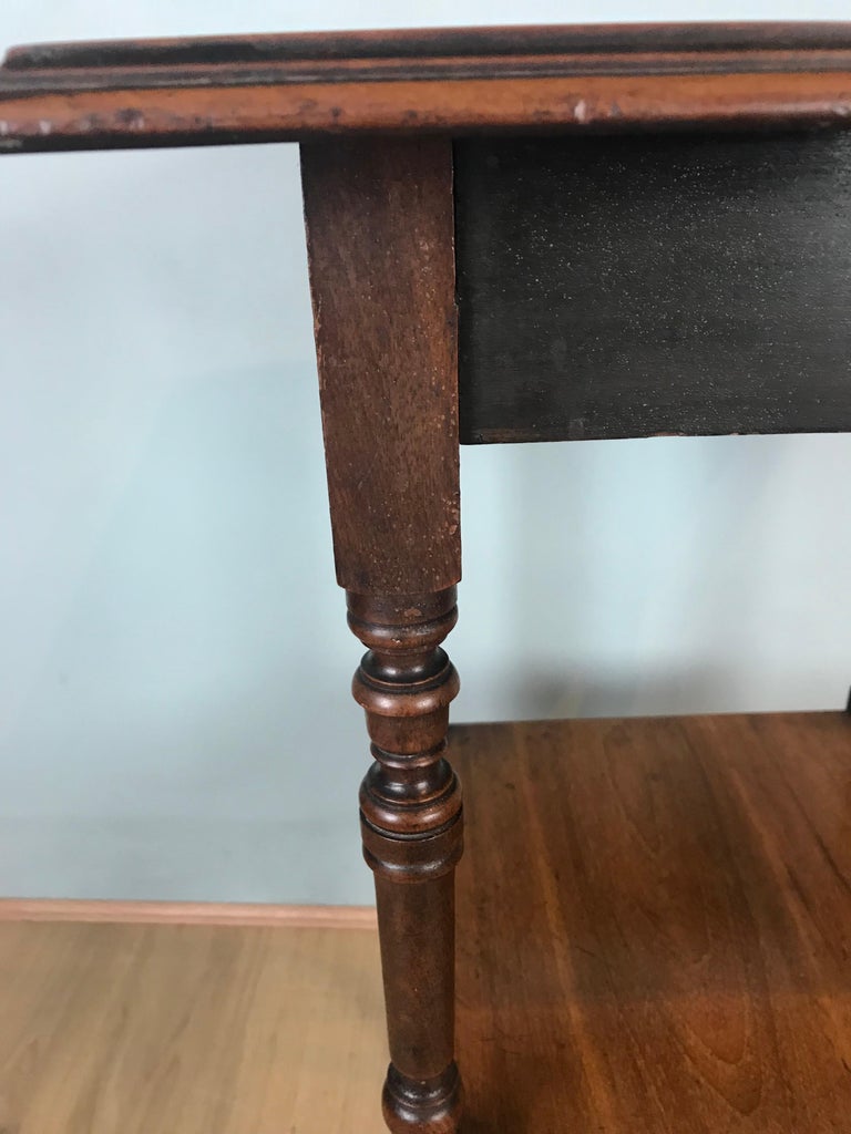 19th Century English Walnut E W Godwin Style Side Table For Sale at 1stDibs