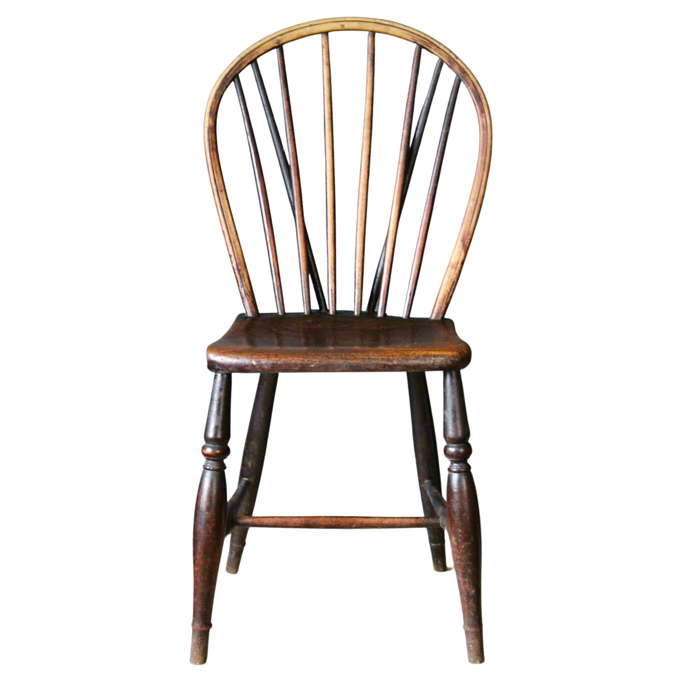 English Early 19th Century Country Hoop Back Windsor Chair at 1stDibs ...