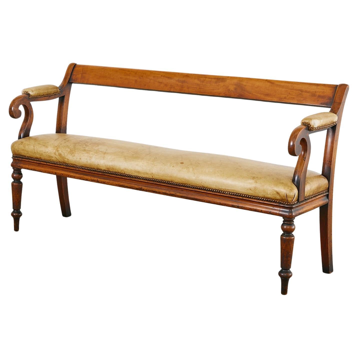 English William IV Style Bench at 1stDibs