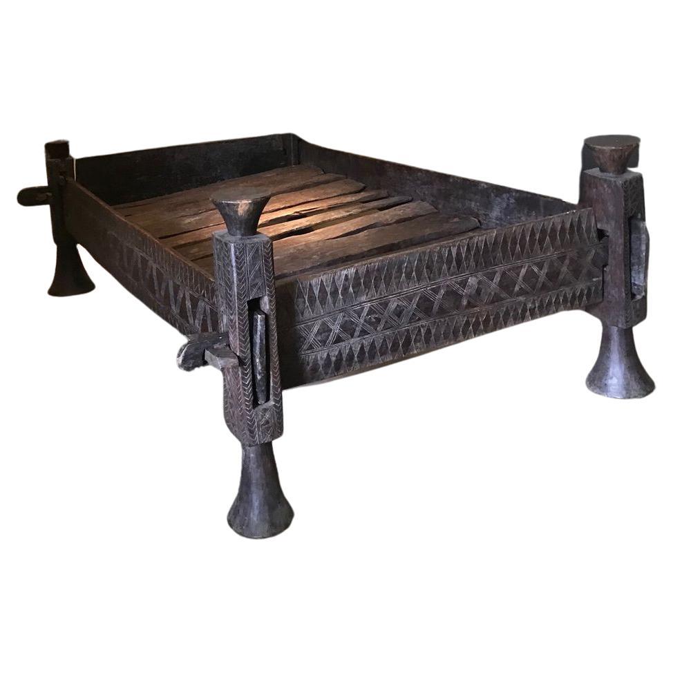 Slender 19th Century High-Backed Ethiopian Chair For Sale at 1stDibs