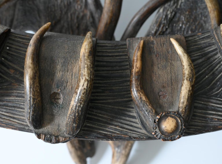 19th Century, European, Antler Gun Rack and Stand, Brown, Wood For Sale ...
