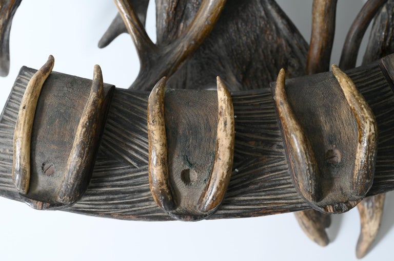 19th Century, European, Antler Gun Rack and Stand, Brown, Wood For Sale ...