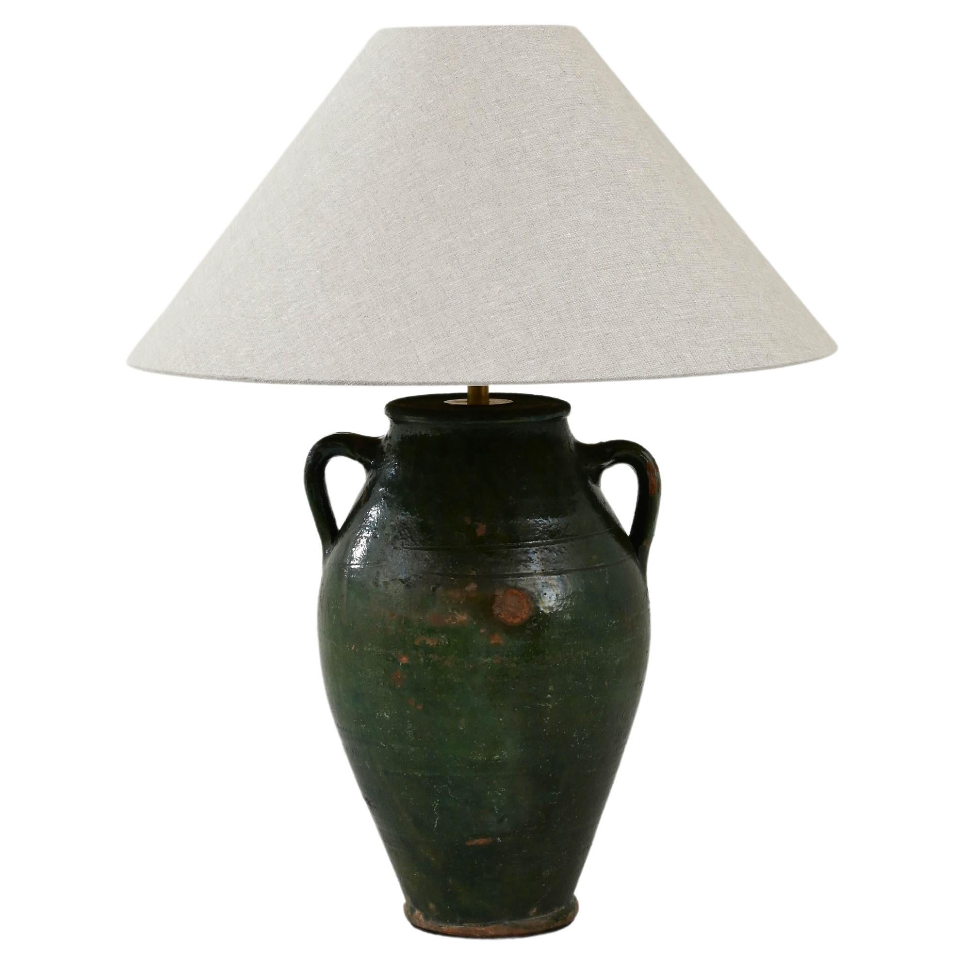 19th Century European Ceramic Table Lamp For Sale at 1stDibs