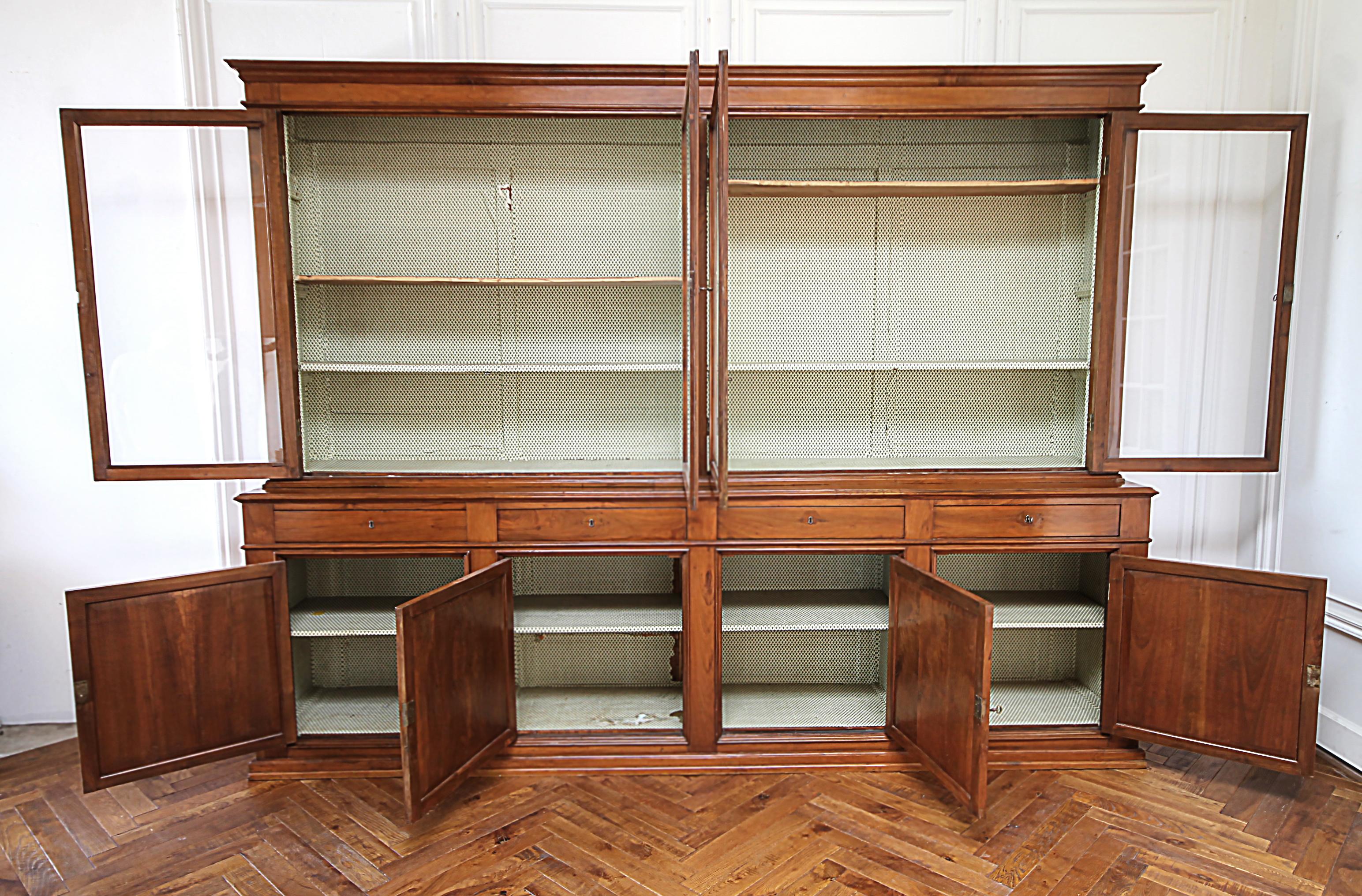19th Century European Cupboard China Cabinet at 1stDibs