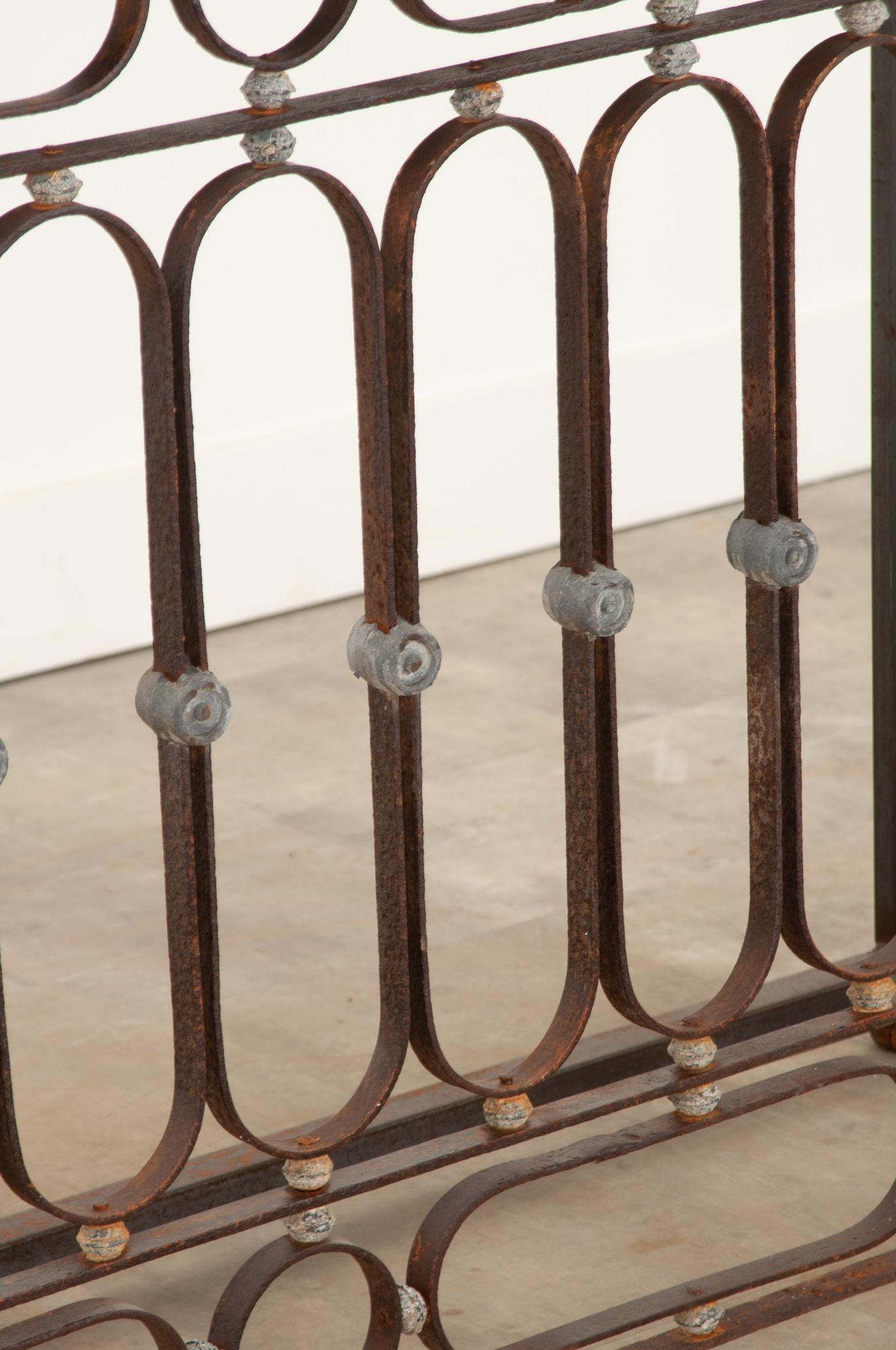 19th Century European Iron and Zinc Console For Sale at 1stDibs