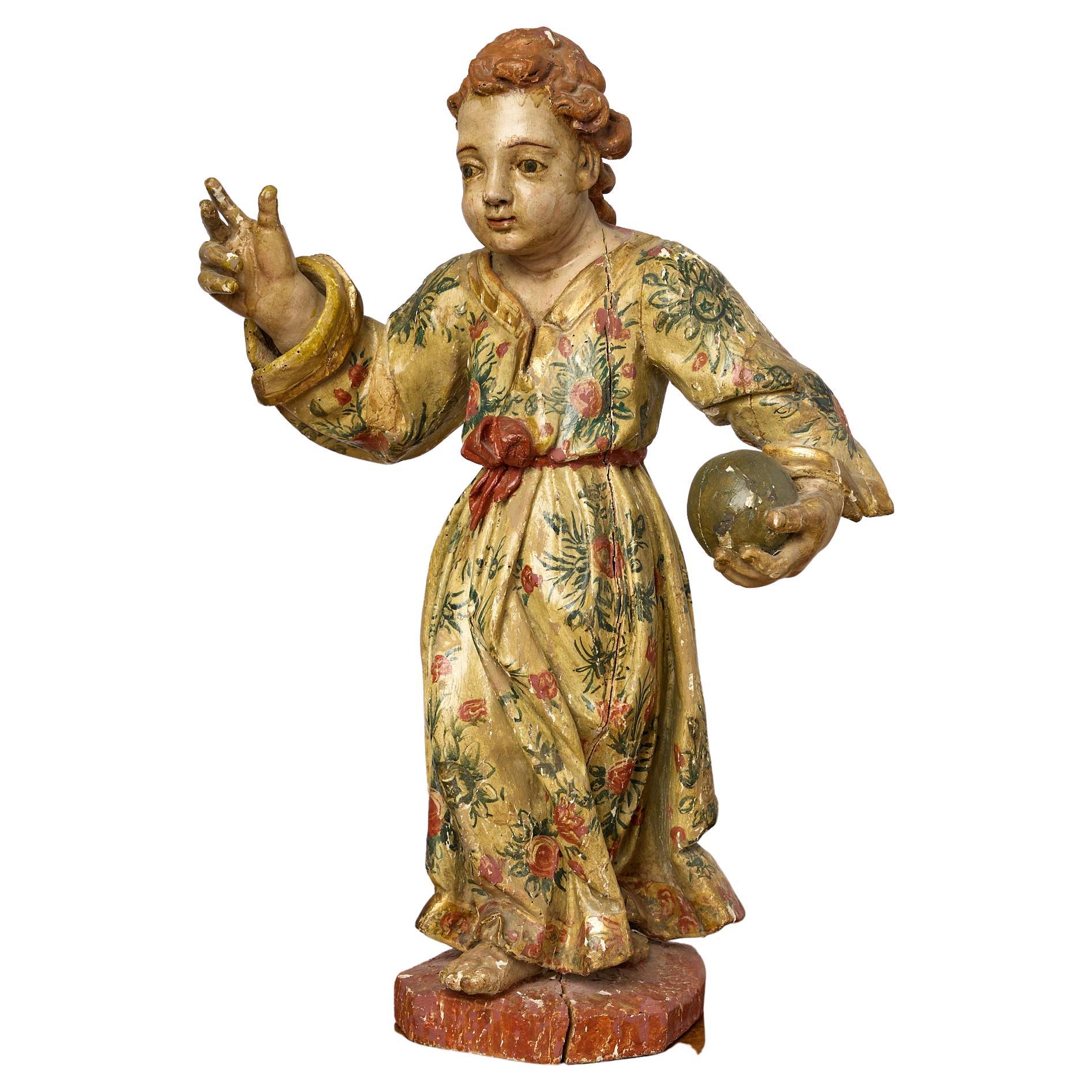 Large 19th Century Santo, Saint For Sale at 1stDibs