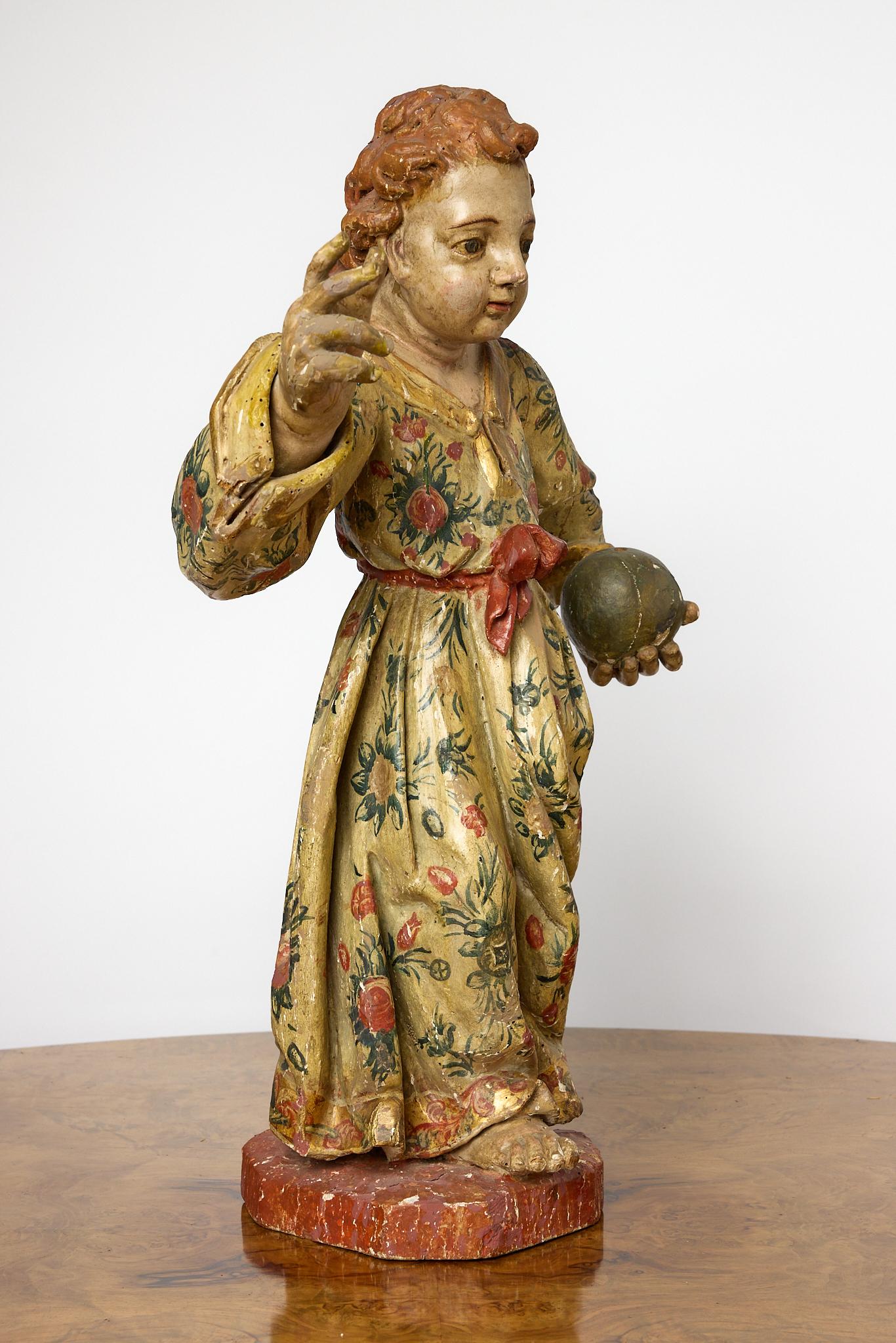 Large 19th Century Santo, Saint For Sale at 1stDibs