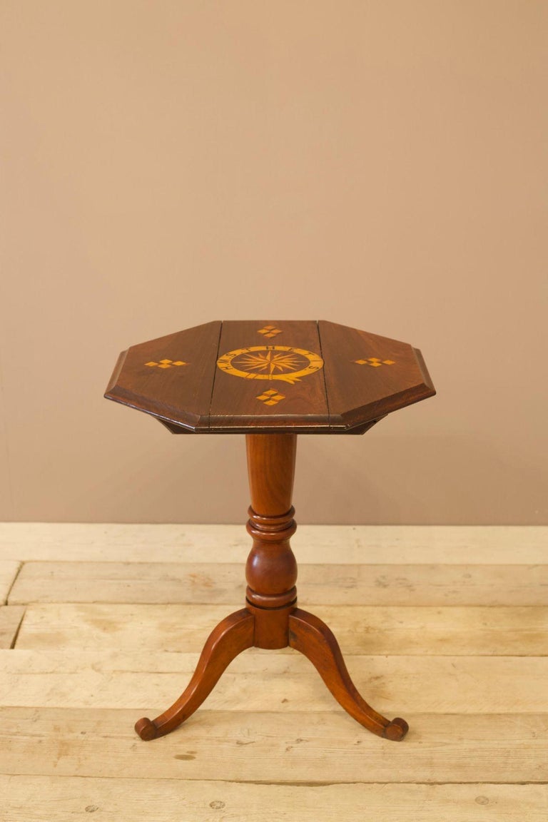 19th Century Exotic Hardwood Ships Table For Sale at 1stDibs