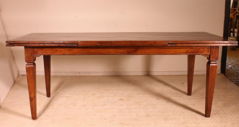 19th Century Extending Table Louis XVI Style Legs at 1stDibs