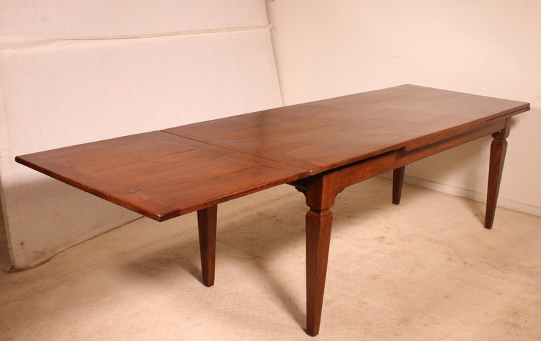 19th Century Extending Table Louis XVI Style Legs at 1stDibs