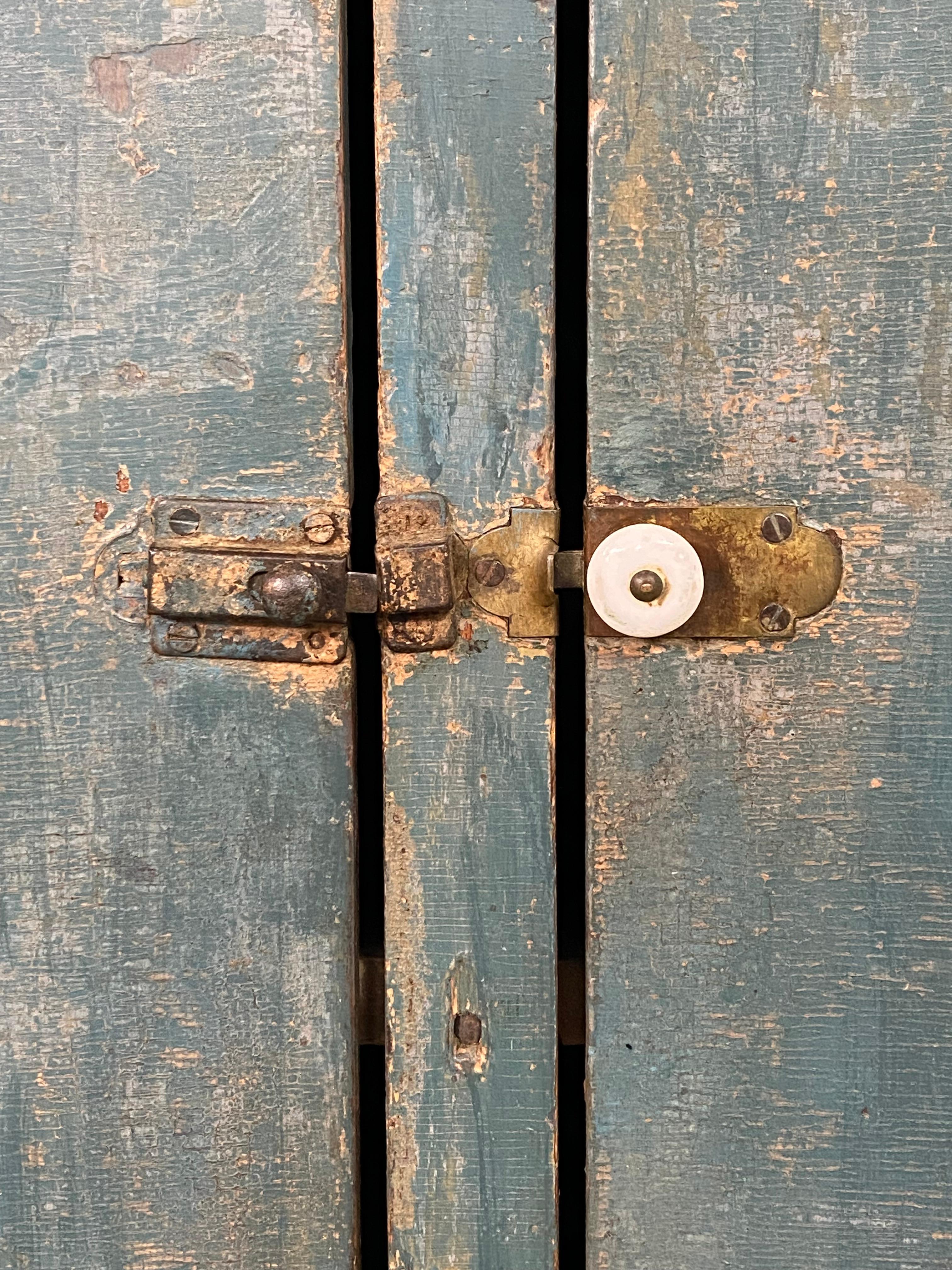 19th Century Farmhouse Step Back Cupboard For Sale at 1stDibs