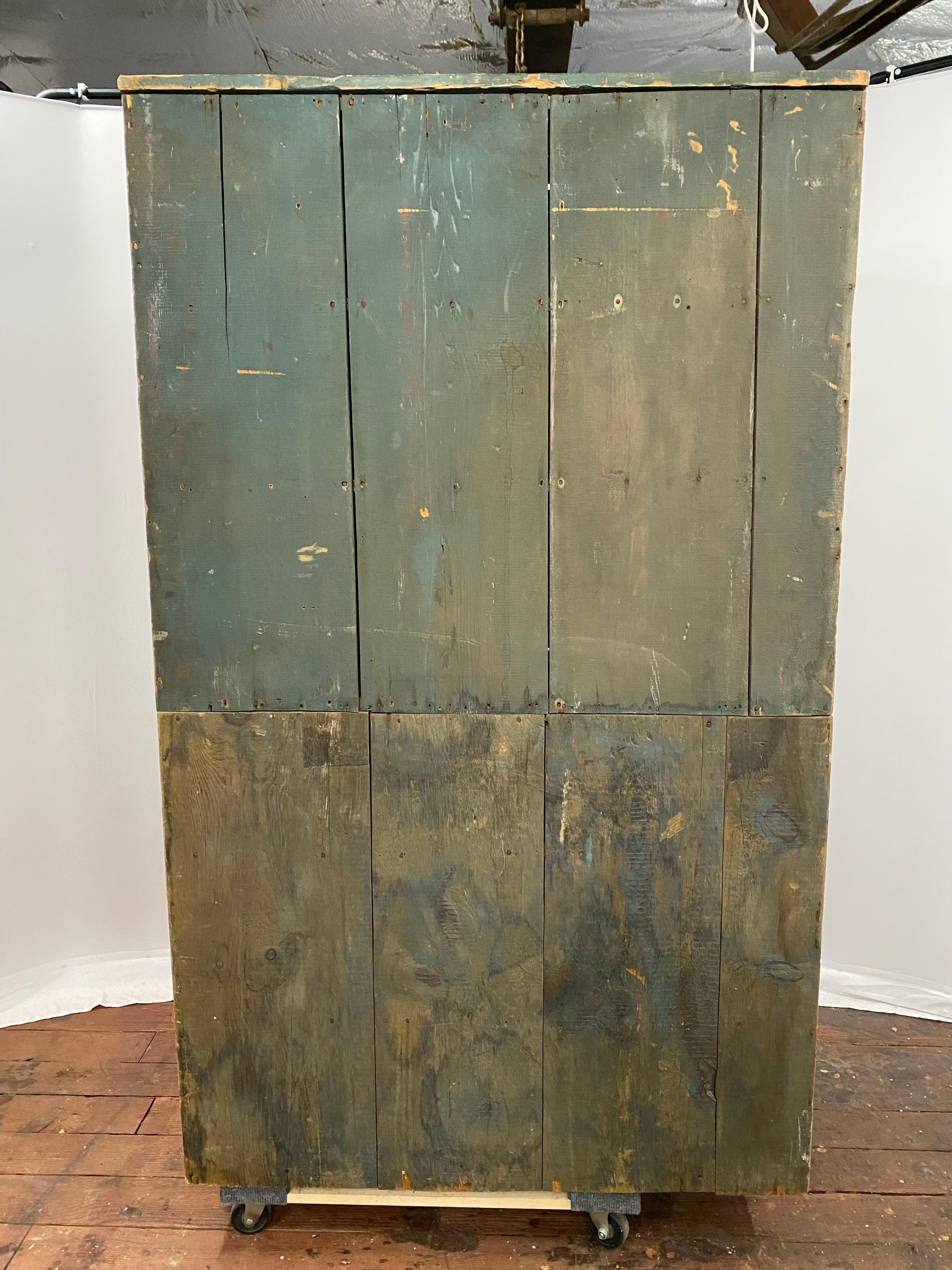 19th Century Farmhouse Step Back Cupboard For Sale at 1stDibs