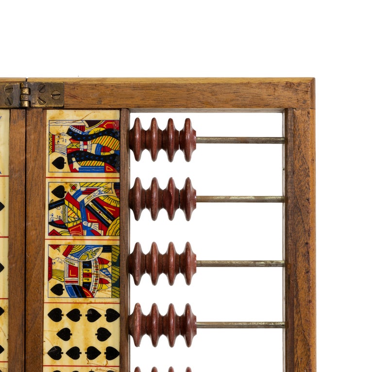 19th Century Faro Case Keeper in Spades For Sale at 1stDibs