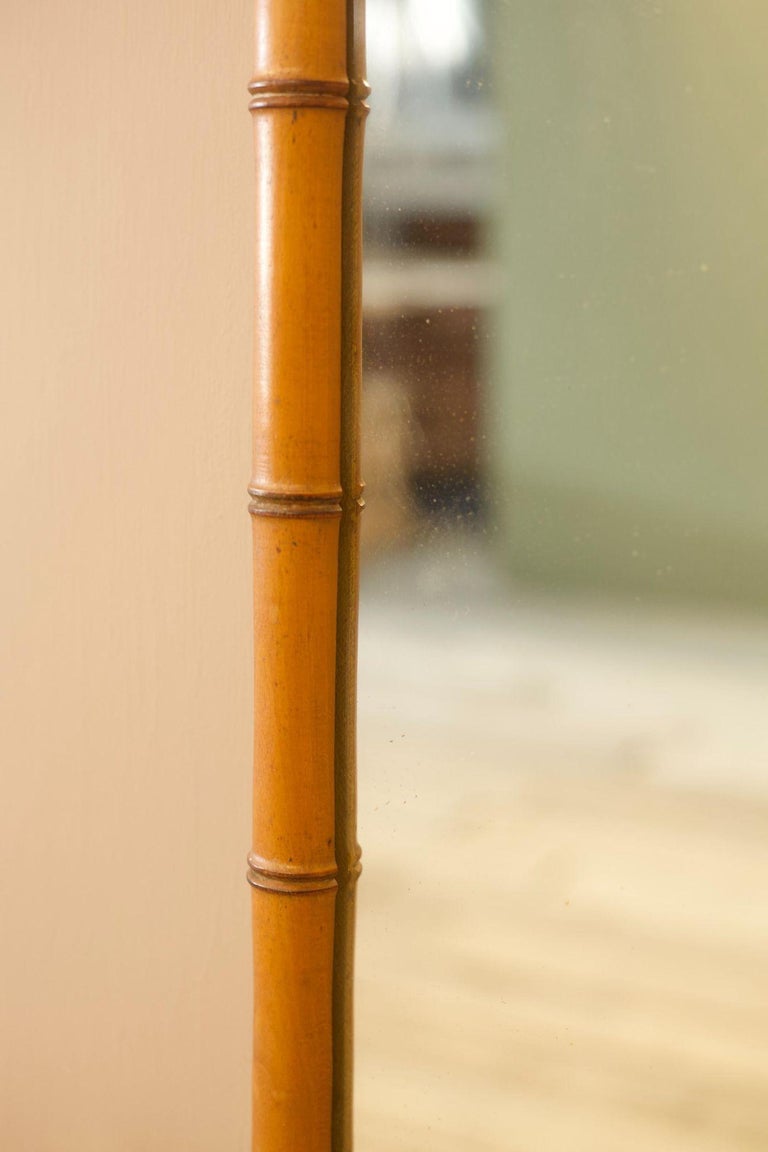 19th Century Faux Bamboo Mirror, 8 For Sale at 1stDibs