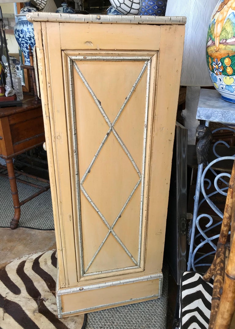 19th Century Faux Painted Side Cabinet at 1stDibs