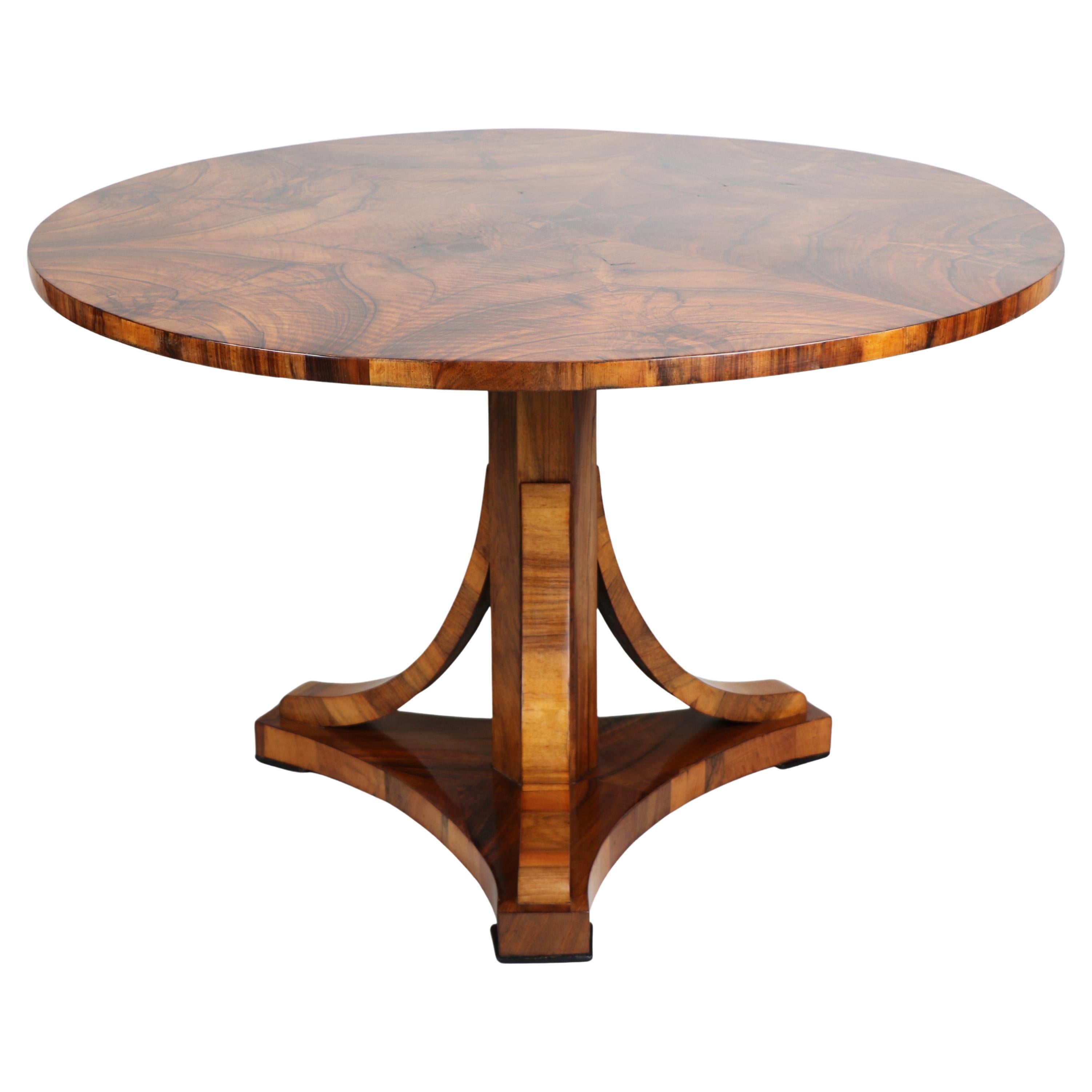 19th Century Fine Biedermeier Walnut Table. Vienna, c. 1825. For Sale ...
