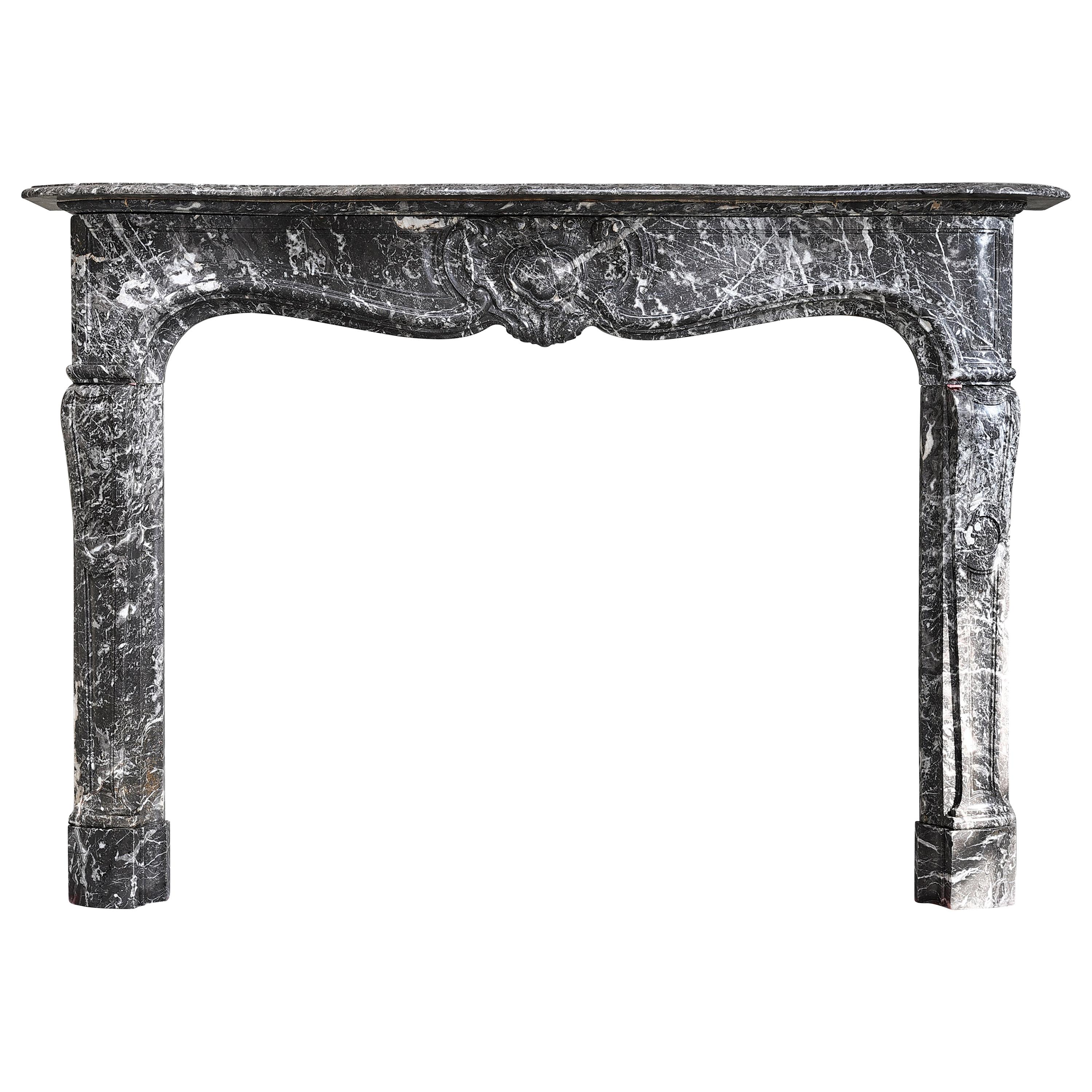 Impressive 18th Century Louis XV Fireplace of Saint Anna Marble For ...