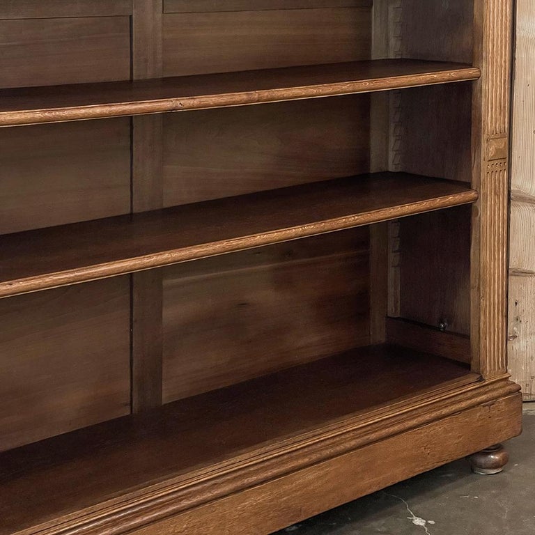 19th Century, Flemish Neoclassical Open Bookcase ~ Bookshelf For Sale ...