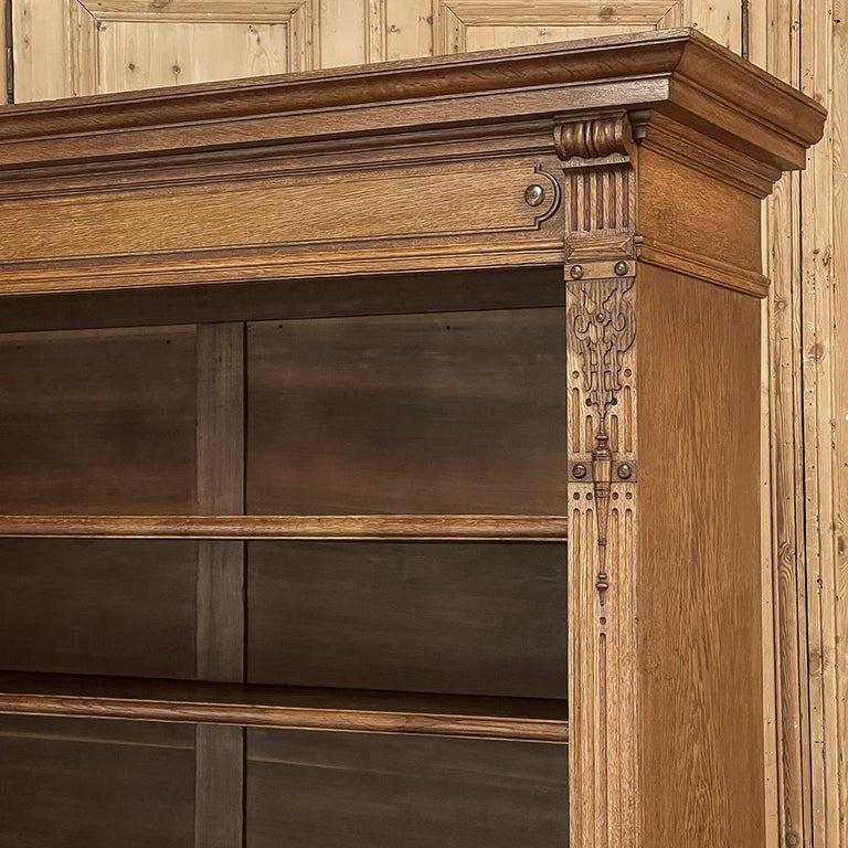 19th Century, Flemish Neoclassical Open Bookcase ~ Bookshelf For Sale ...