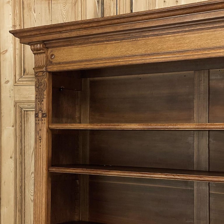 19th Century, Flemish Neoclassical Open Bookcase ~ Bookshelf For Sale ...