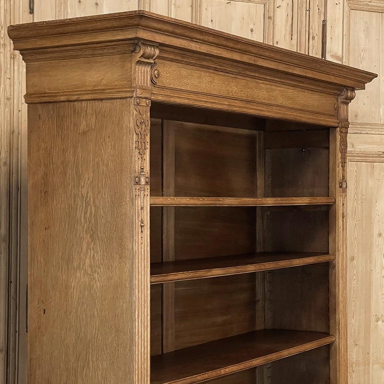 19th Century, Flemish Neoclassical Open Bookcase ~ Bookshelf For Sale ...