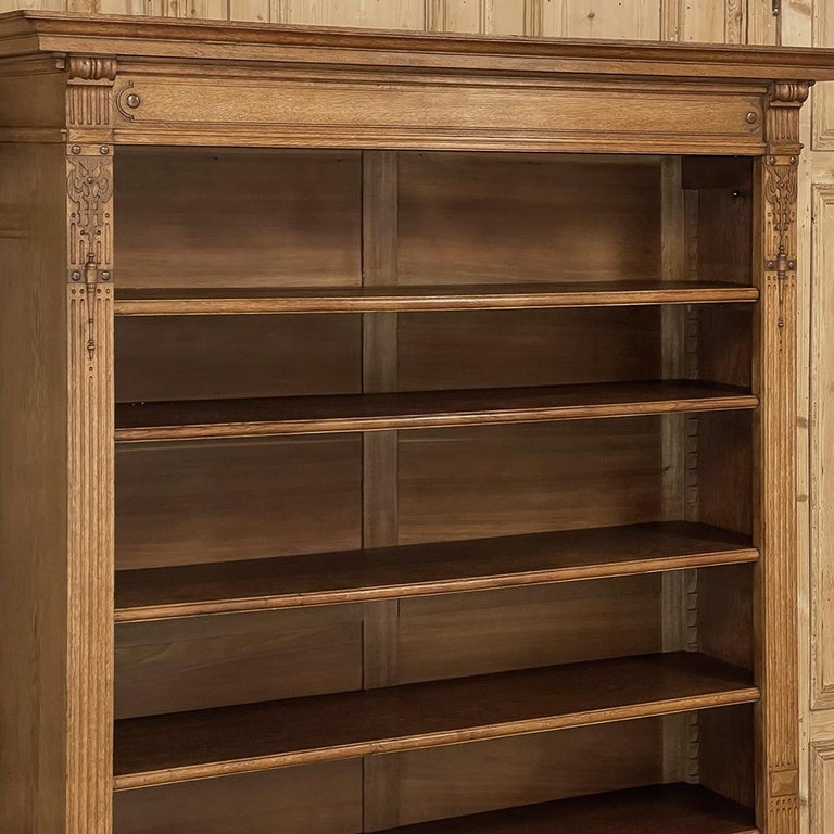 19th Century, Flemish Neoclassical Open Bookcase ~ Bookshelf For Sale ...