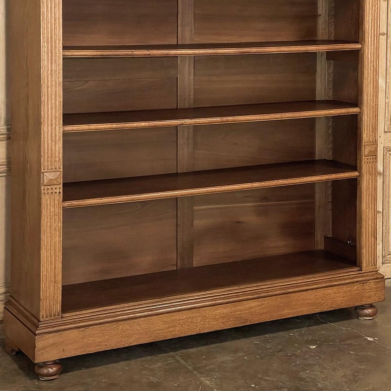 19th Century, Flemish Neoclassical Open Bookcase ~ Bookshelf For Sale ...