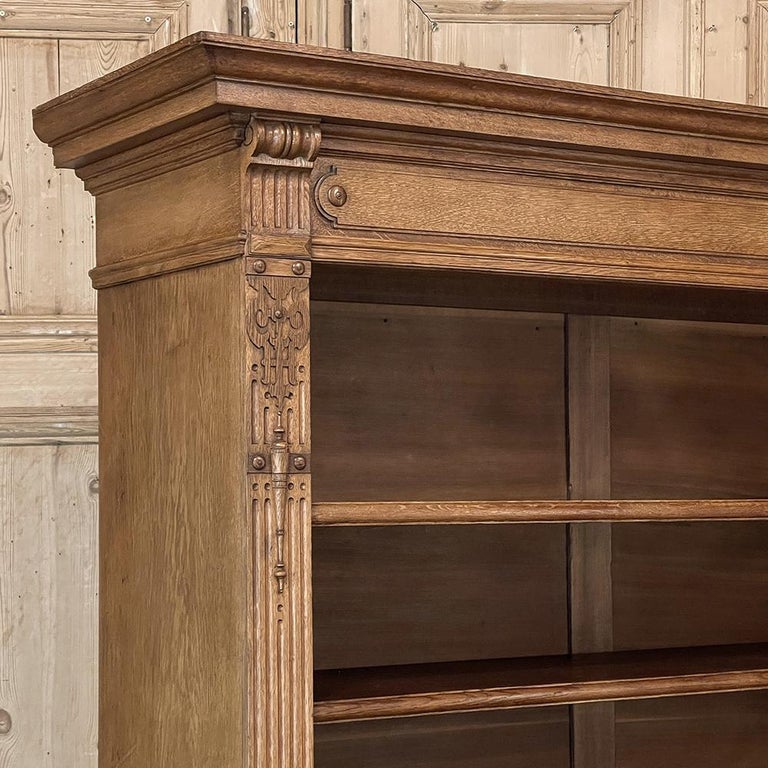 19th Century, Flemish Neoclassical Open Bookcase ~ Bookshelf For Sale ...
