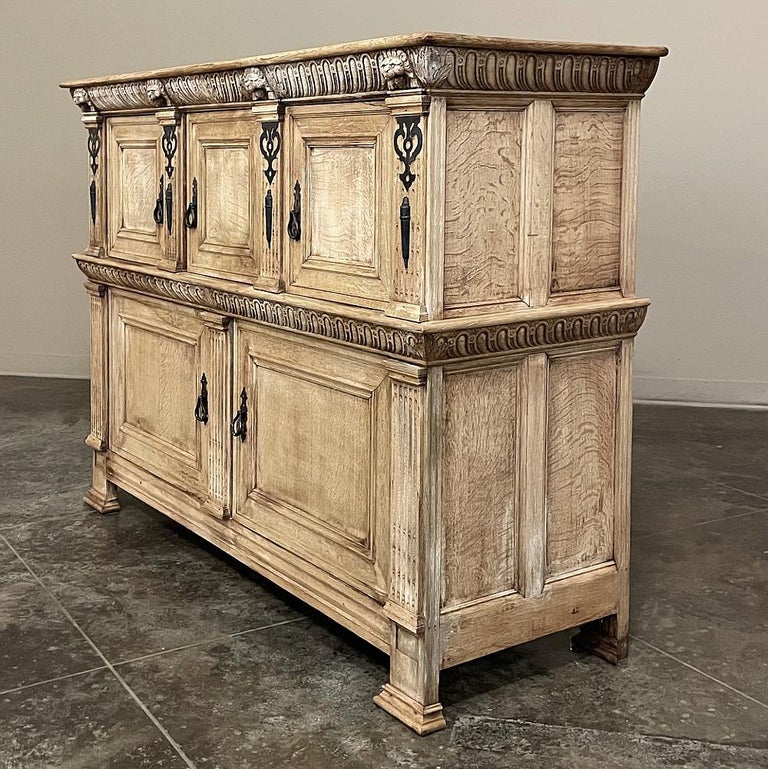 19th Century Flemish Renaissance Cabinet, Buffet For Sale at 1stDibs