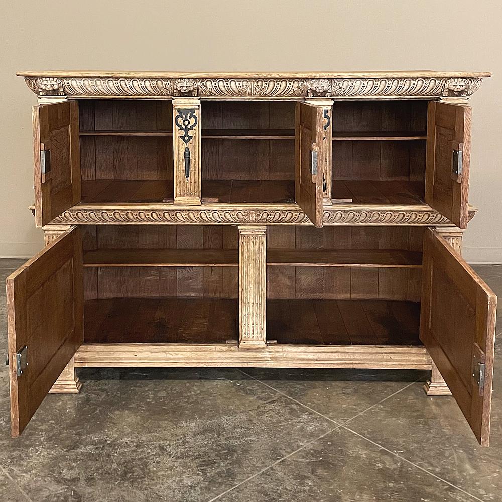19th Century Flemish Renaissance Cabinet, Buffet For Sale at 1stDibs