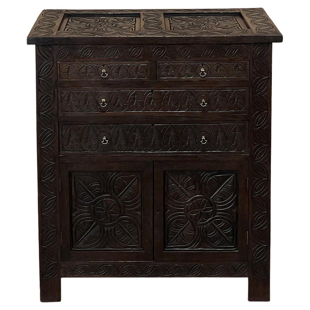 Italian Renaissance Style Polychromed Gilt Chest For Sale at 1stDibs