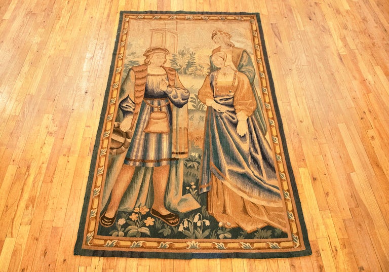 19th Century Flemish Rustic Tapestry For Sale at 1stDibs