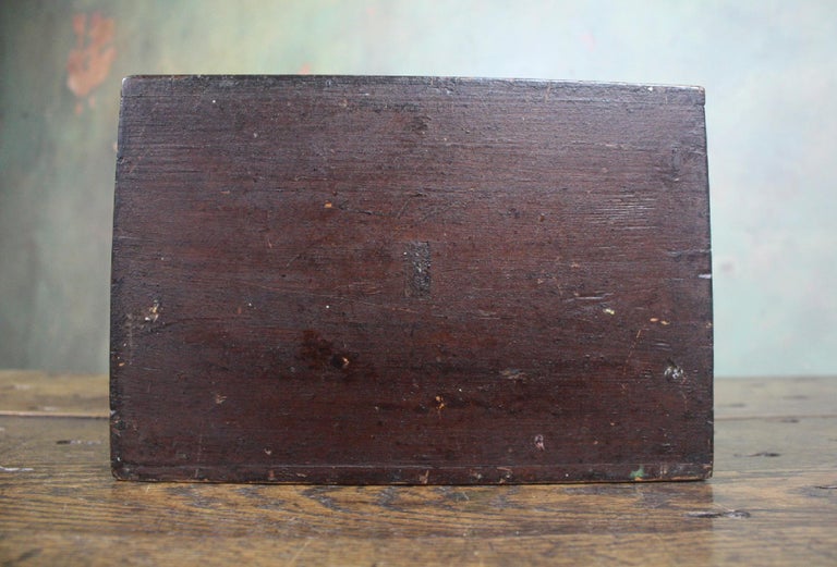 19th Century Folk Art Masonic Fraternities Sororities Voting Ballot Box ...