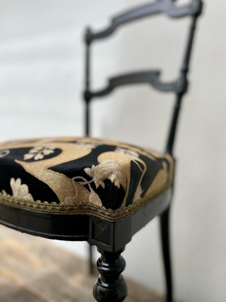 Napoleon III Ebonized Parlor Chair, 19th Century France at 1stDibs ...