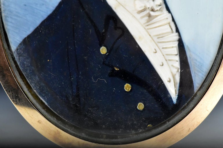 19th Century Frederick Buck Irish Miniature Portrait Painting in ...