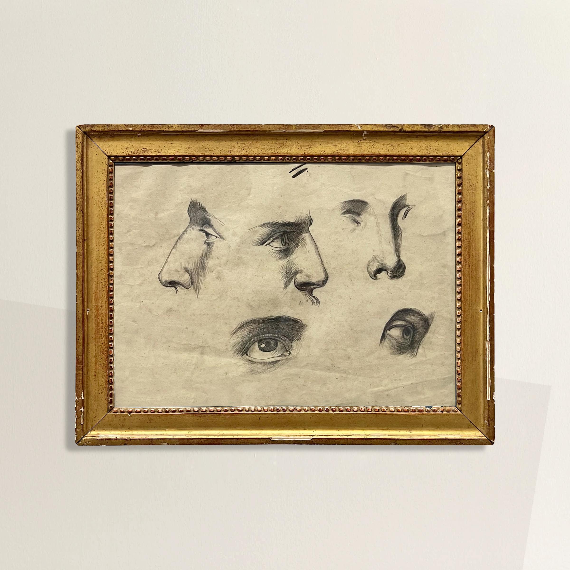 19th Century French Academic Drawing For Sale at 1stDibs