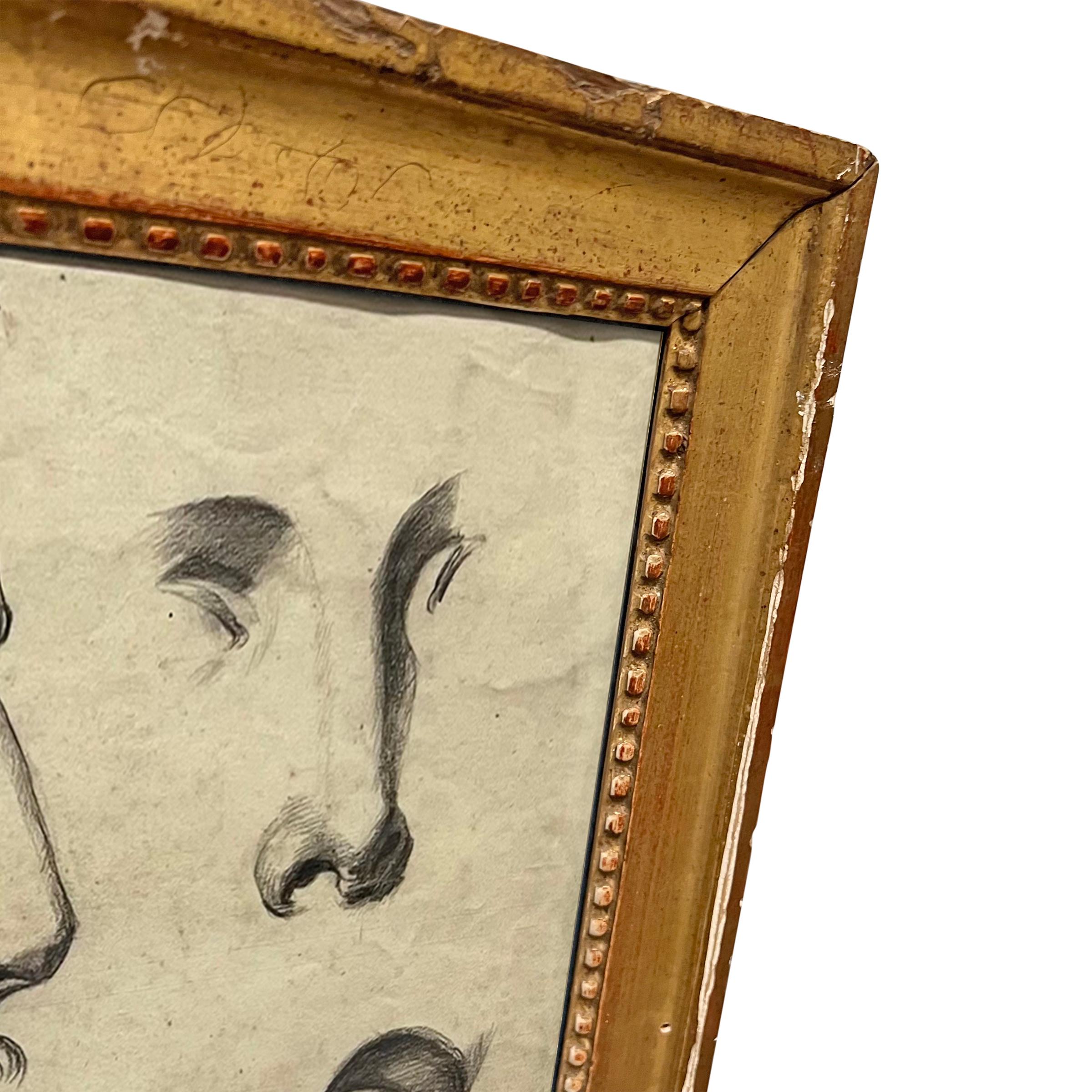 19th Century French Academic Drawing For Sale at 1stDibs