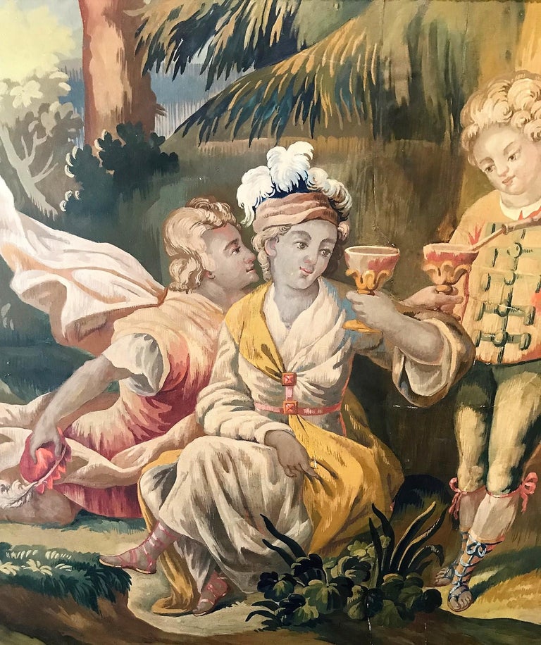 19th Century French Allegorical Pastel Painting at 1stDibs