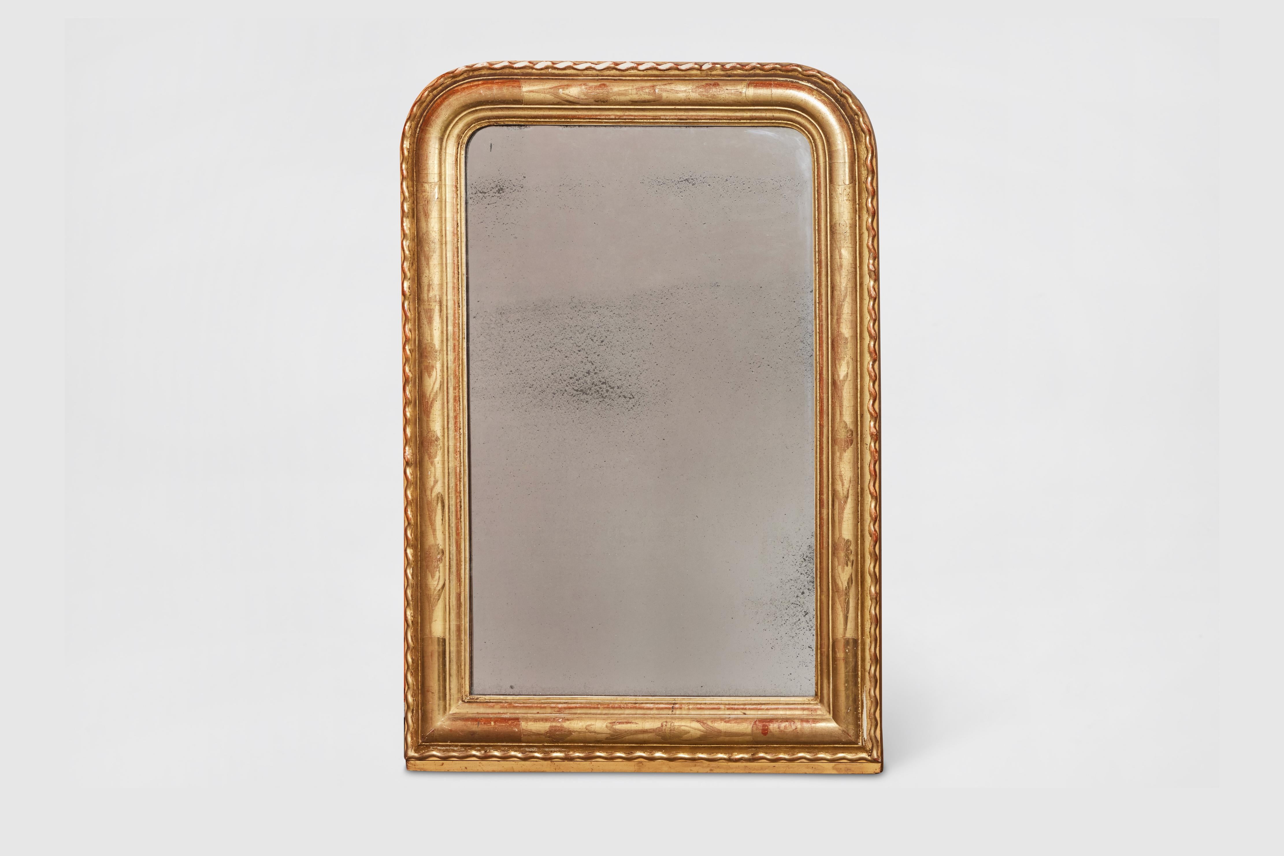 19th Century French Antique Large Gilt Mirror from Pierre Deux For Sale ...