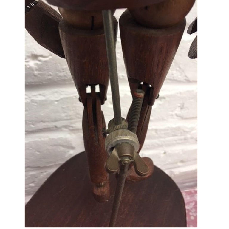 19th Century, French Articulated Wooden Artists Lay Figure, Mannequin ...