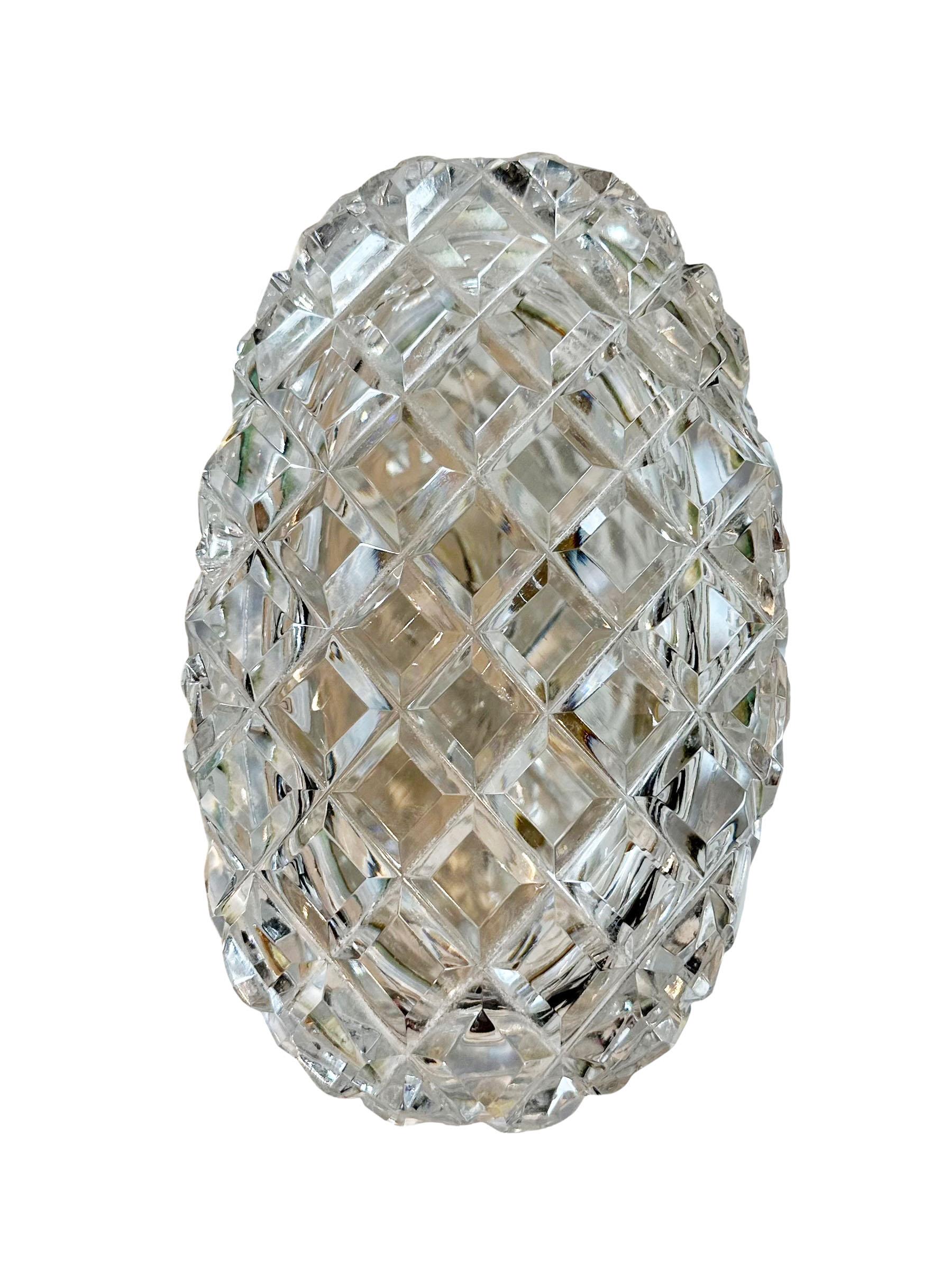 19th Century French Baccarat Crystal Box For Sale at 1stDibs