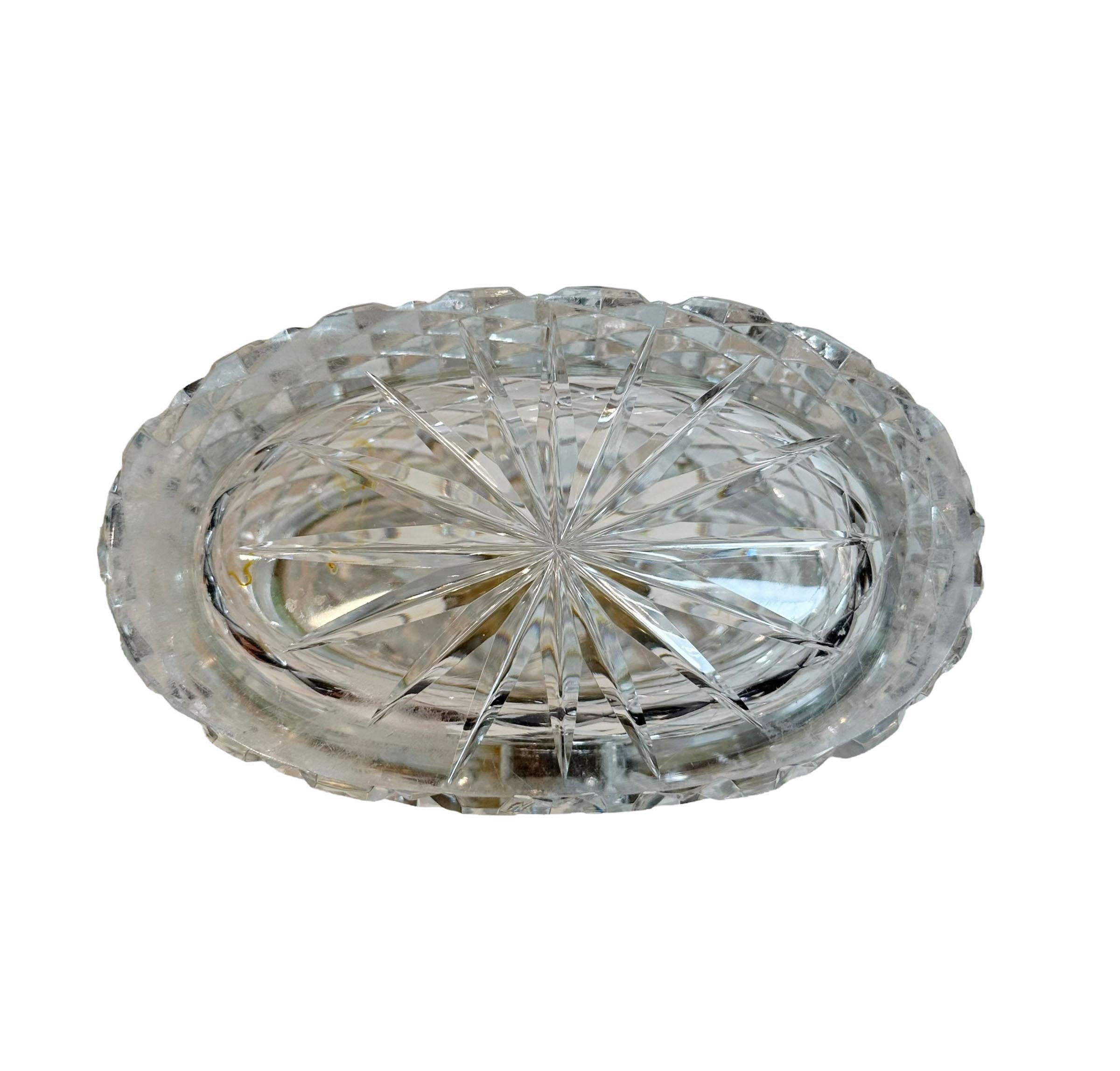 19th Century French Baccarat Crystal Box For Sale at 1stDibs