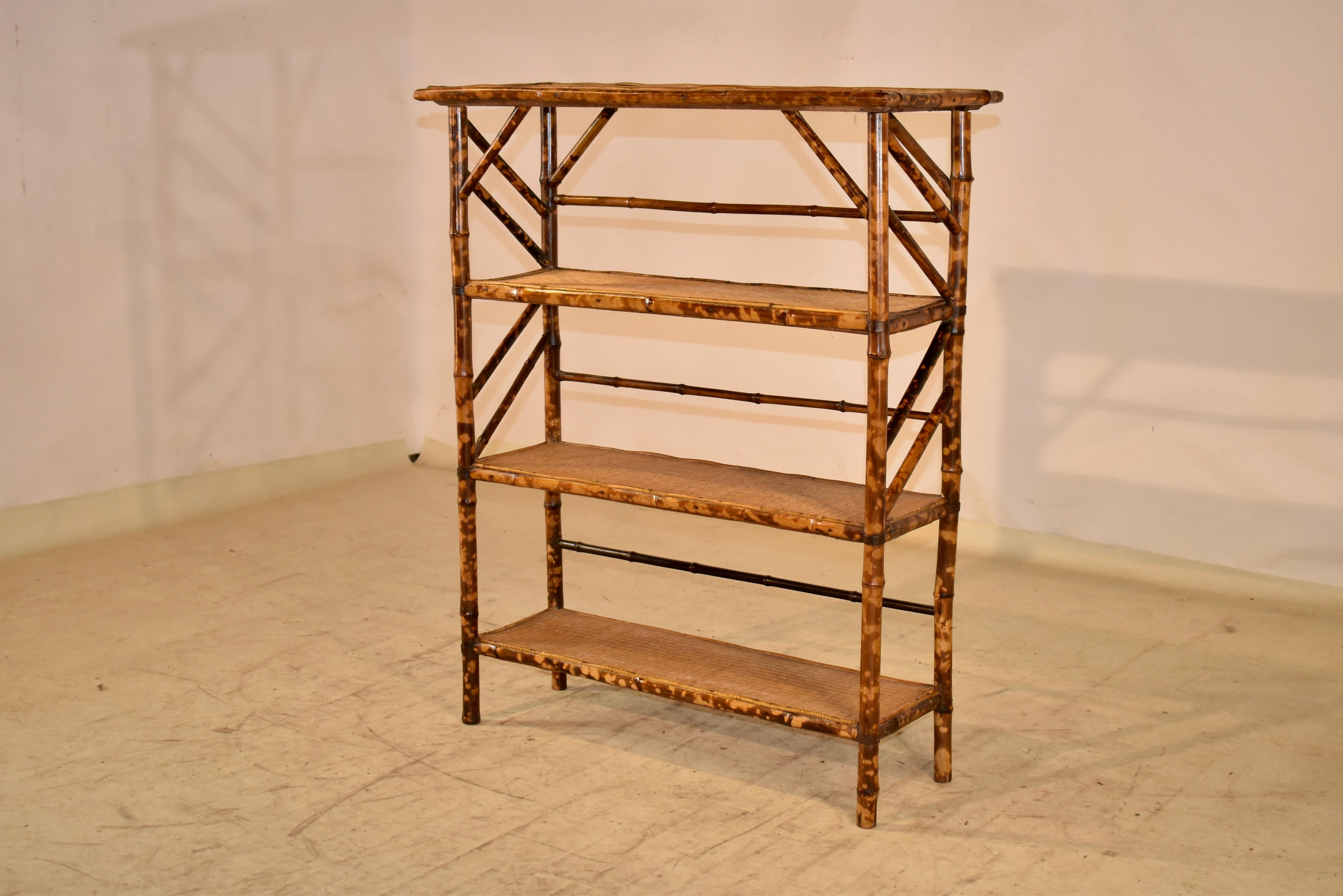 19th Century French Bamboo Bookshelf For Sale at 1stDibs