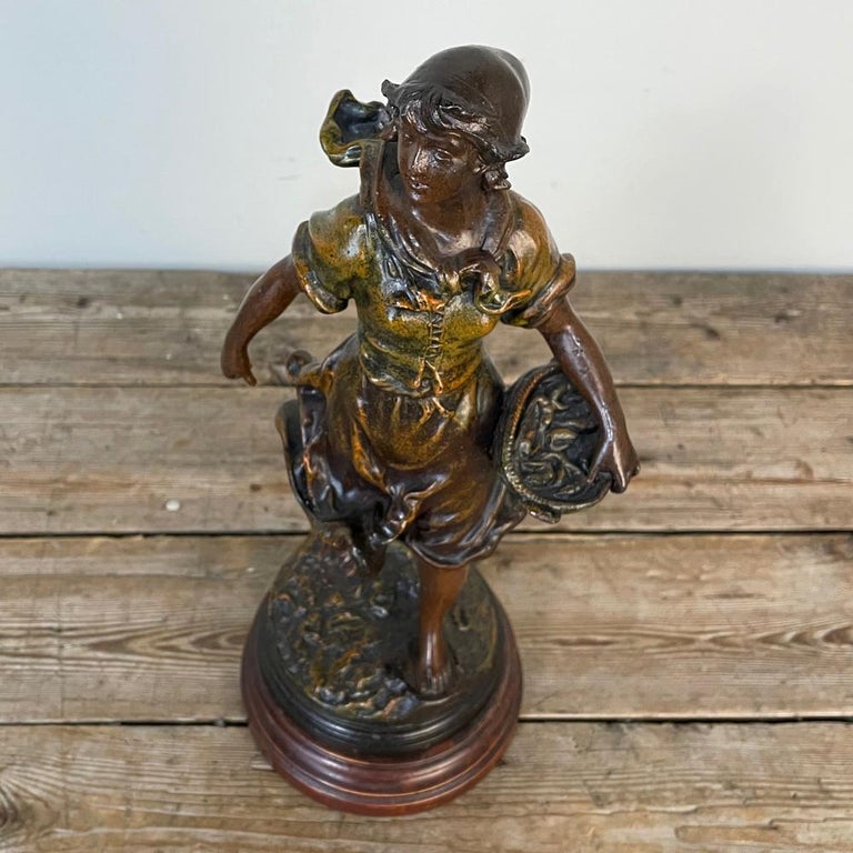 19th Century French Belle Epoque Statue by Victor Rousseau For Sale at ...
