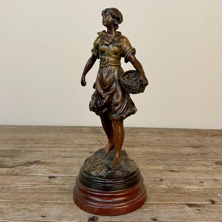 19th Century French Belle Epoque Statue by Victor Rousseau For Sale at ...