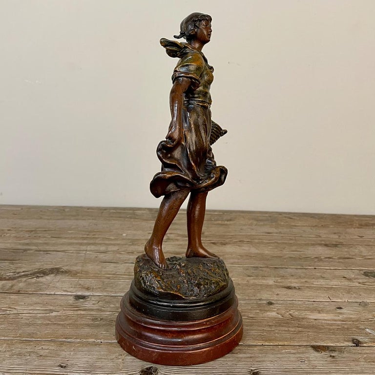 19th Century French Belle Epoque Statue by Victor Rousseau For Sale at ...
