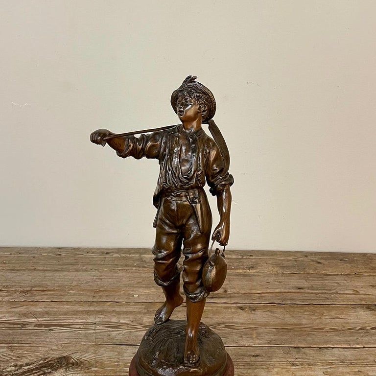 19th Century French Belle Epoque Statue by Victor Rousseau For Sale at ...